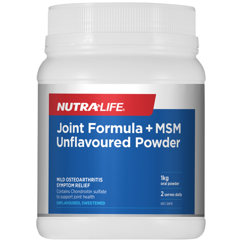 Nutra-Life Joint Formula + MSN Unflavoured Powder – Supplement Wholesalers
