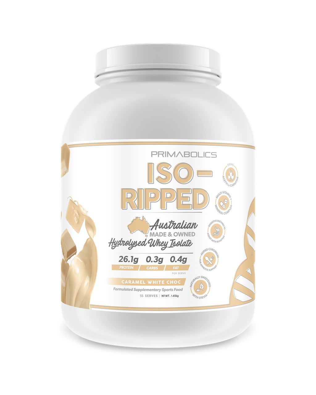 Primabolics Iso-Ripped Hydrolysed Whey Isolate Protein – Supplement ...