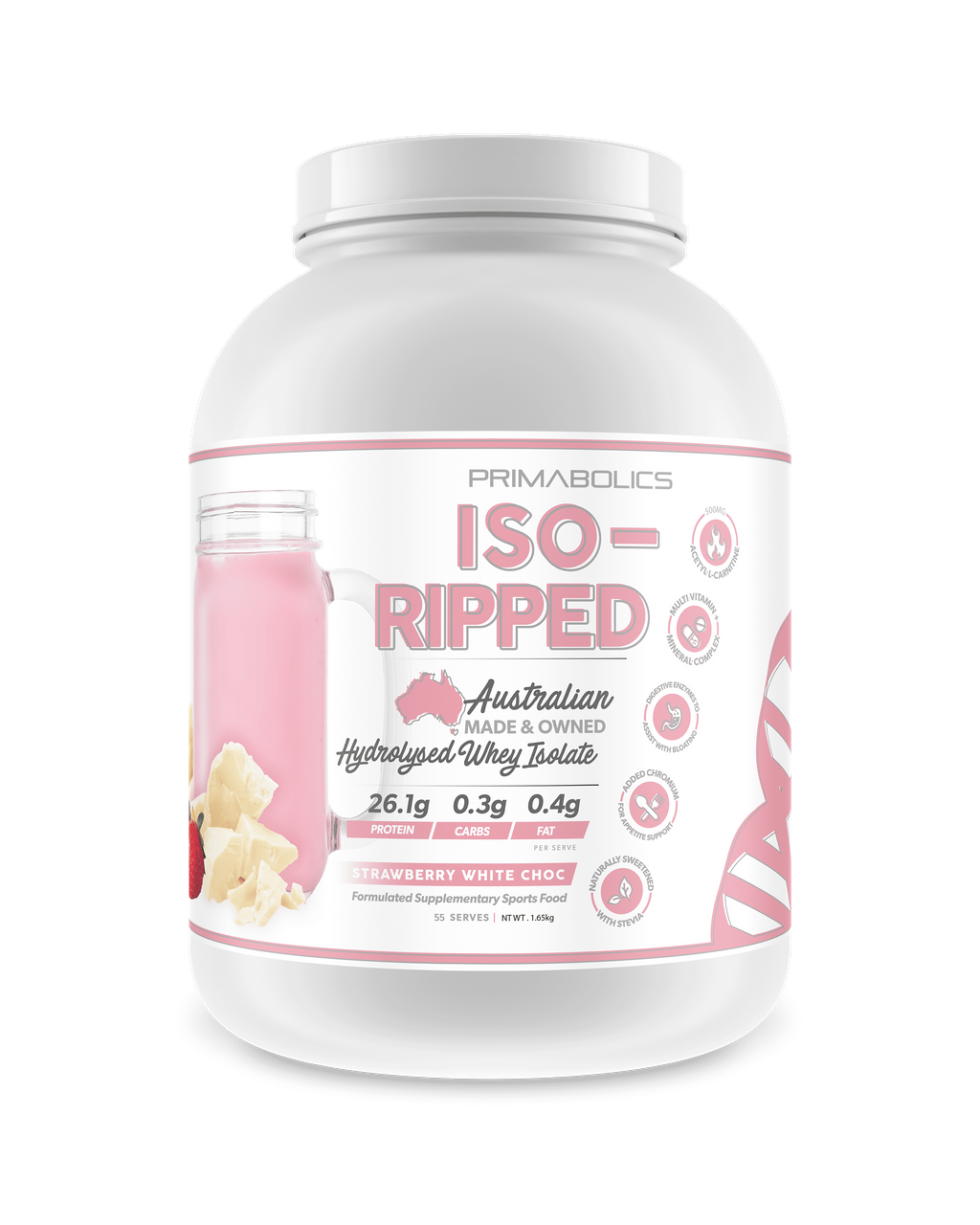 Primabolics Iso-Ripped Hydrolysed Whey Isolate Protein – Supplement ...