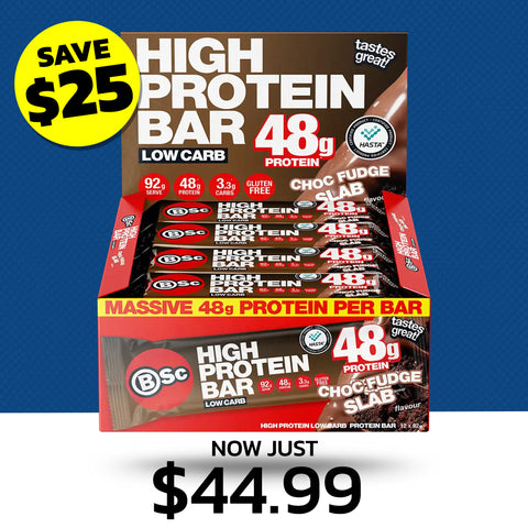 BSc High Protein Low Carb Bar 48g Protein – Supplement Wholesalers
