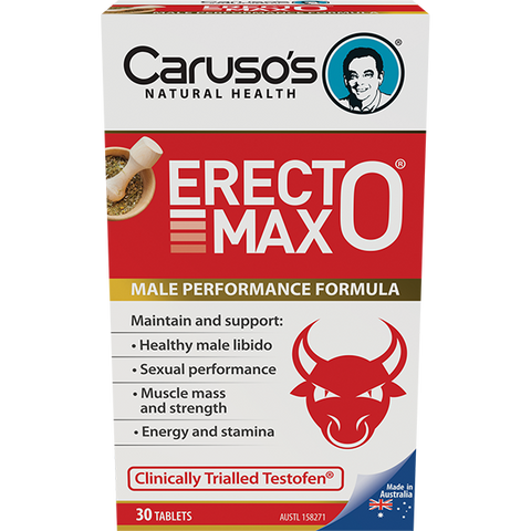 Caruso Natural Health ErectOMAX – Supplement Wholesalers
